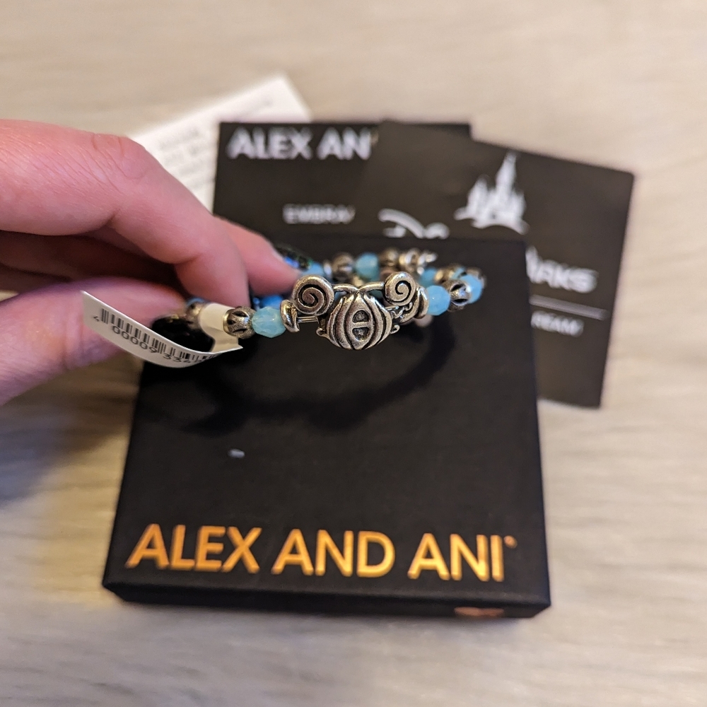 Alex And Ani Disney Cinderella Blue And Silver Beaded… - Gem